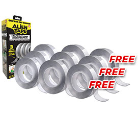 Alien Tape - Instantly Locks Anything Into Place Without Screws ...